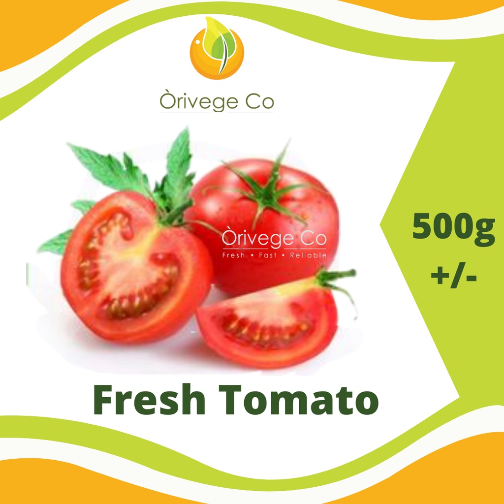 Fresh Tomato / Tomato Segar / 番茄 3-6 pcs (500g +/-)【Orivege Co】Fresh ...