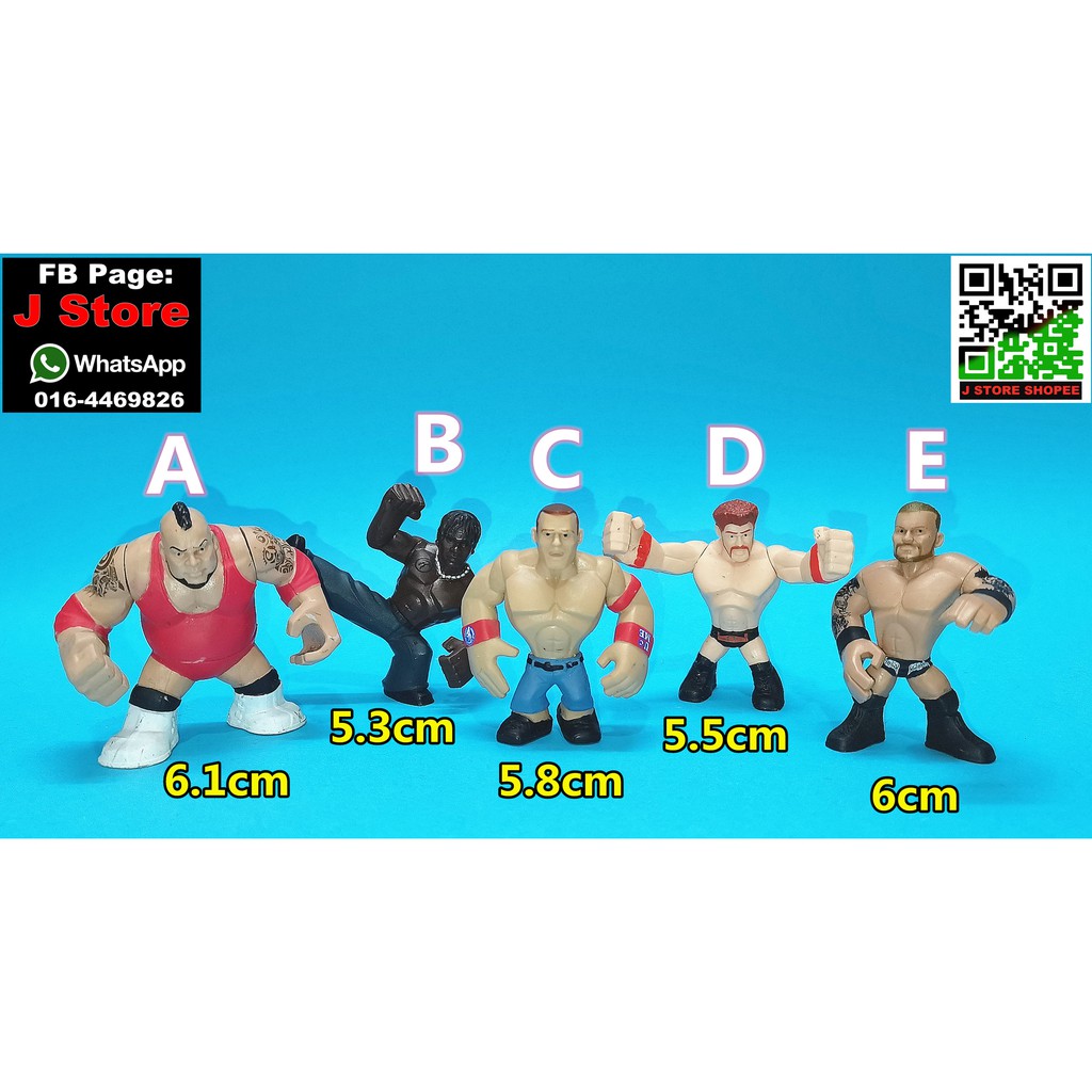 WWE Chibi Wrestler figure ( J Store ) | Shopee Malaysia