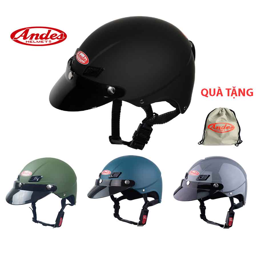 Genuine Andes 109 half-head helmet. | Shopee Malaysia