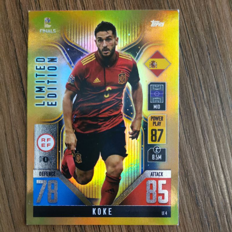 Topps Road to UEFA Nations League Finals Match Attax 101 2022: Gold ...