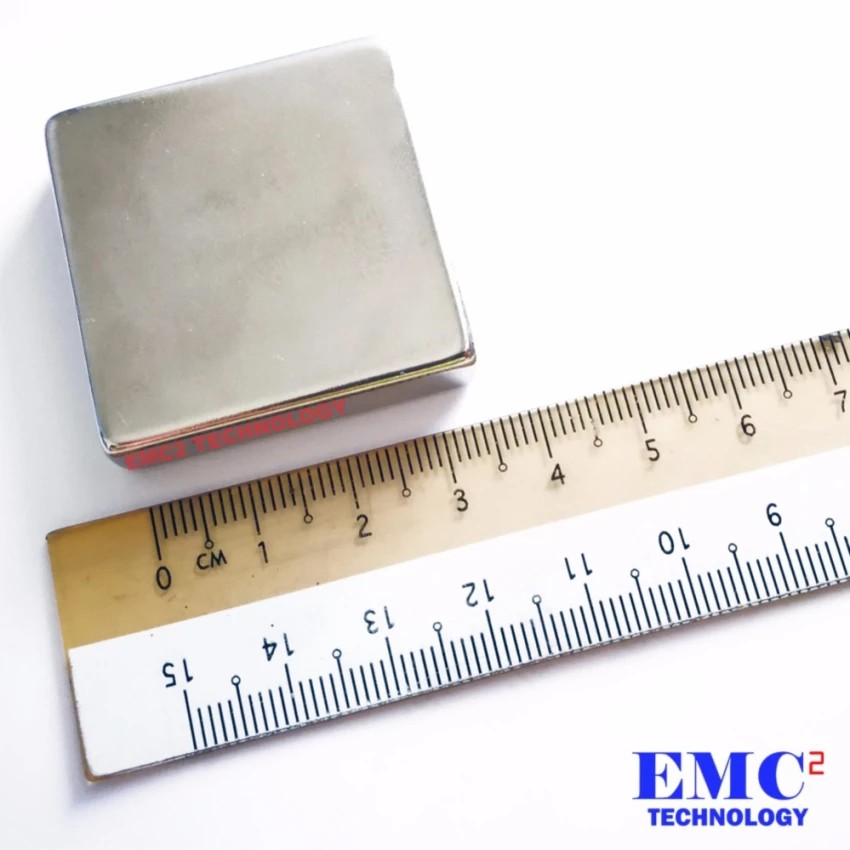 Super Strong Neodymium Magnet Grade N35 Block Shape SIze 38mm X 38mm X ...