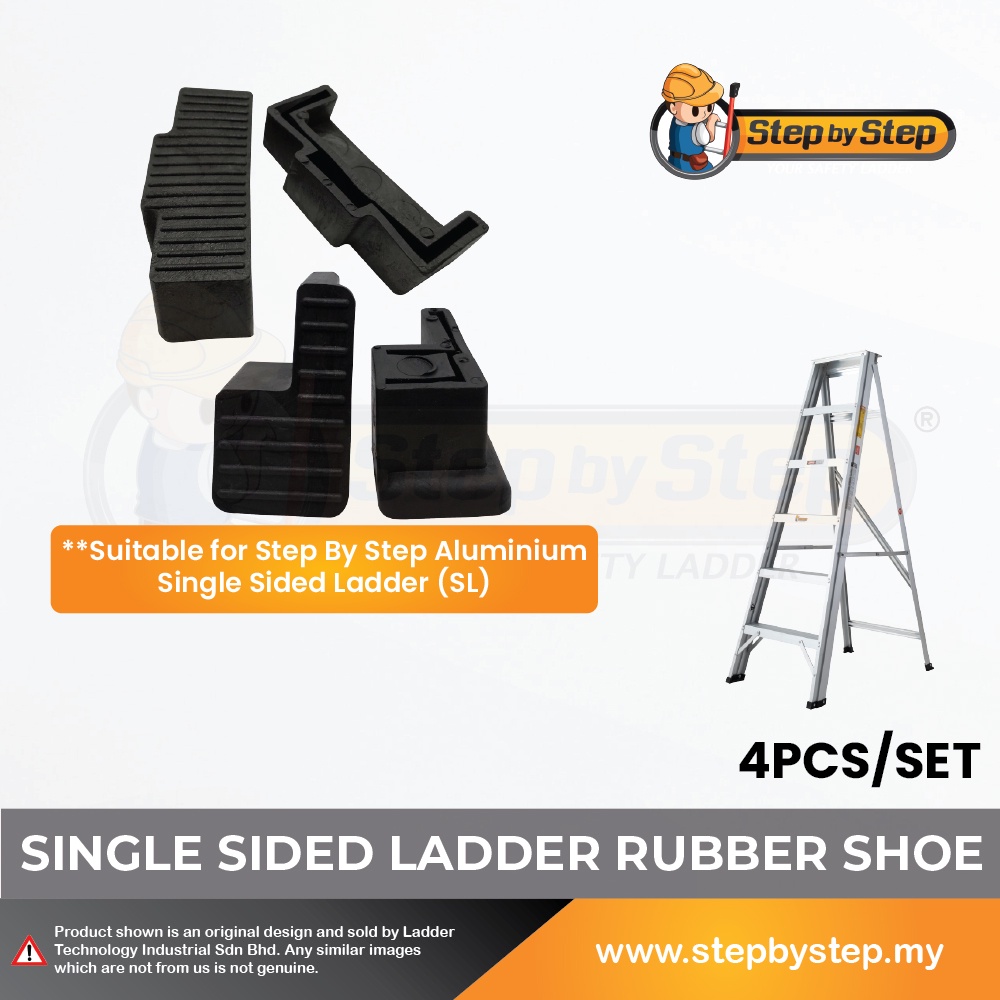 PROSKILL HARDWARE Ladder Rubber Shoes Aluminium Single Sided Ladder ...