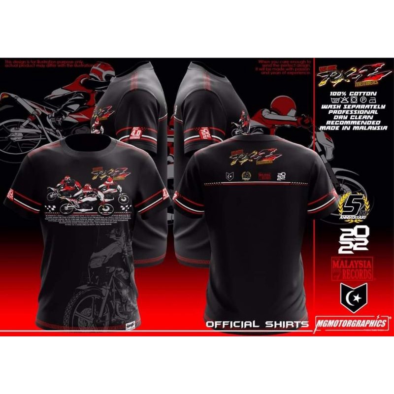BAJU RXZ MEMBERS 2022 (ORIGINAL) | Shopee Malaysia