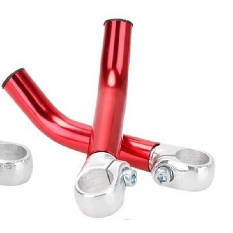 Basikal Bull End Bar 1Pair 22.2mm Bike Bicycle Alloy Aluminum Handlebar ...