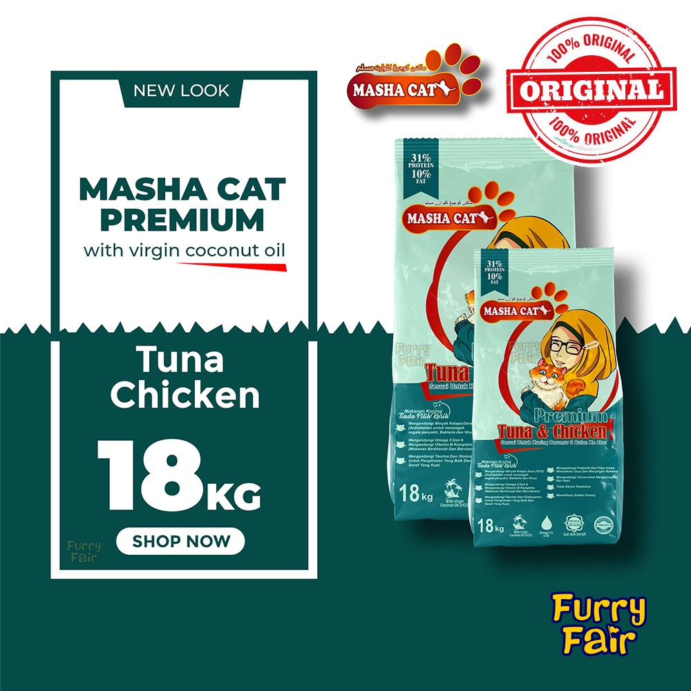 18kg Masha Cat Premium Tuna & Chicken | Shopee Malaysia