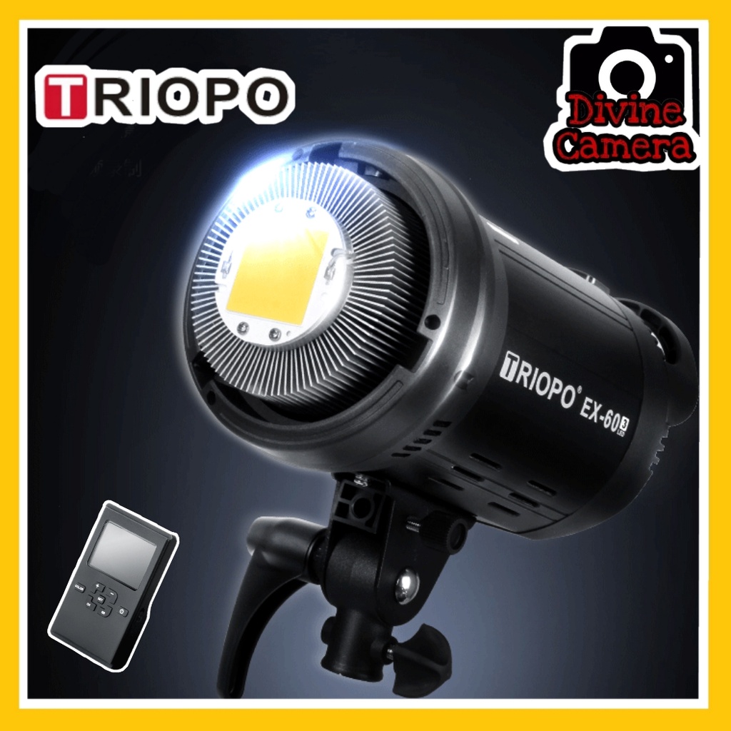 TRIOPO EX-60III LED Single Studio Light with Bluetooth Remote Control ...