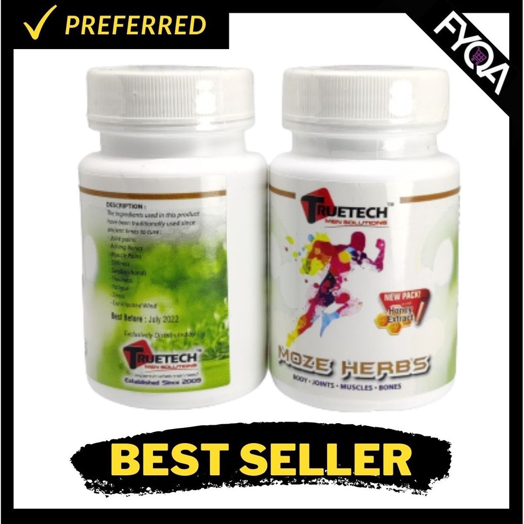[FREE POS] 💯ORIGNAL TRUE TECH: Moze Herbs (40 pills) Ubat Gout Sakit ...