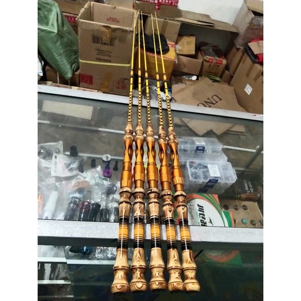 Custom Shrimp Fishing Rod 120CM | Shopee Malaysia