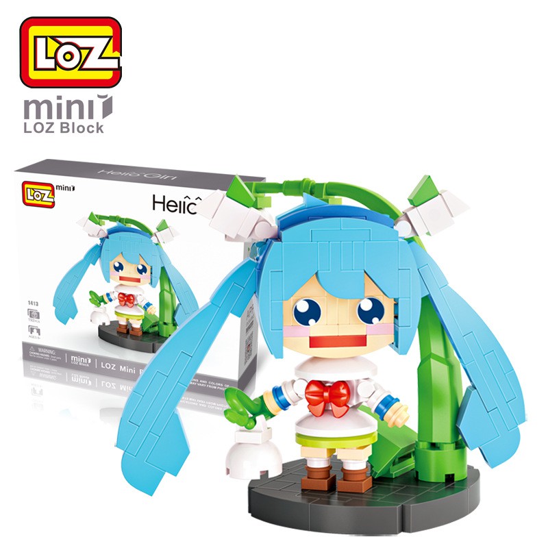 LOZ Hello Girl 1413 Hatsune Miku Mini Blocks 192pcs | Shopee Malaysia
