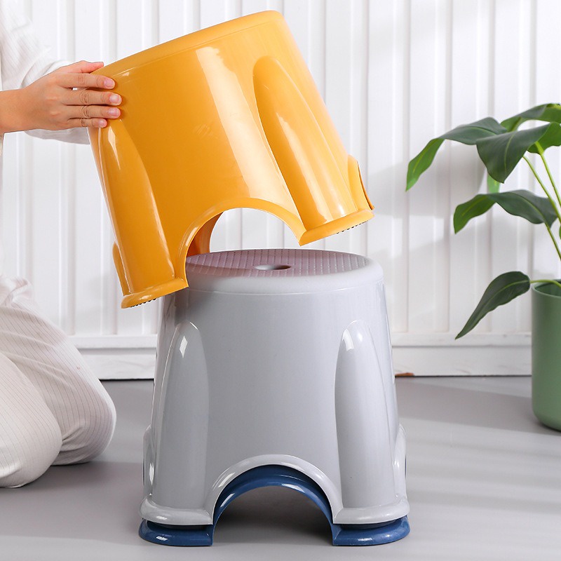 🔥AMOMALL🔥High Quality Children's Stool Plastic Chair Small Round Bench ...