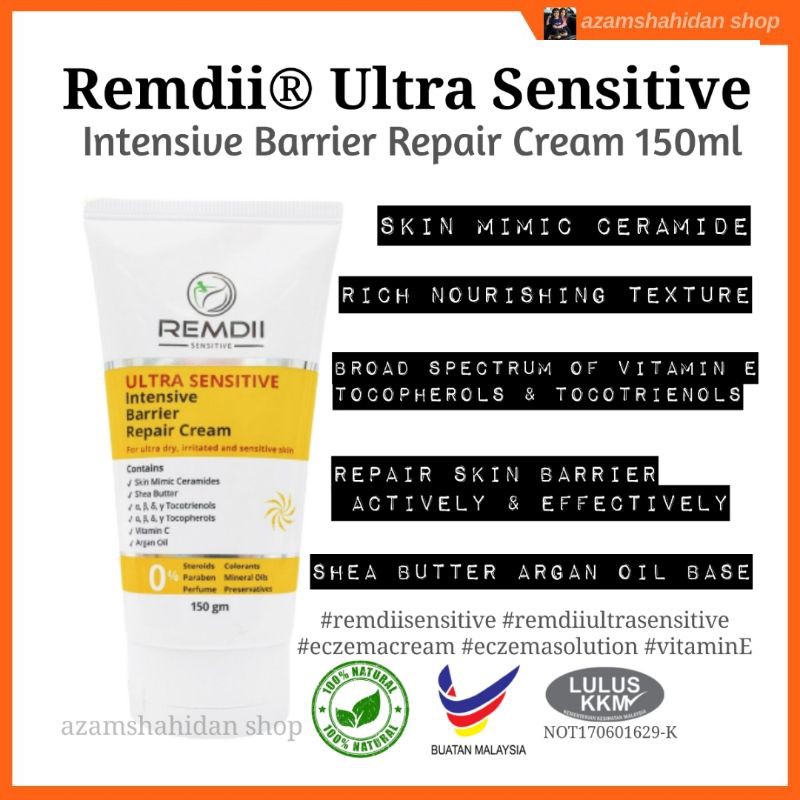 [Ready Stock] Remdii Ultra Sensitive Intensive Barrier Cream Very Dry ...