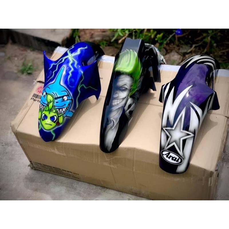 AIRBRUSH MUDGUARD RXZ / LC / 125zr | Shopee Malaysia