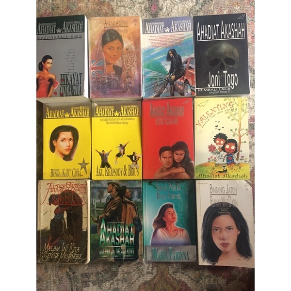 Koleksi Preloved novel Ahadiat Akashah Adaptasi best rare | Shopee Malaysia
