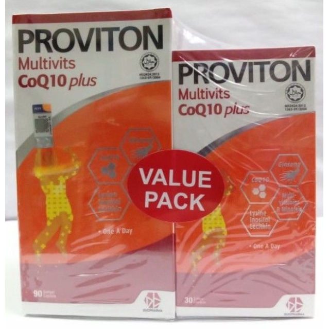 EXP03/26 PROVITON COQ10 PLUS MULTIVITAMINS 90S+30S OR 90'S OR 30S ...