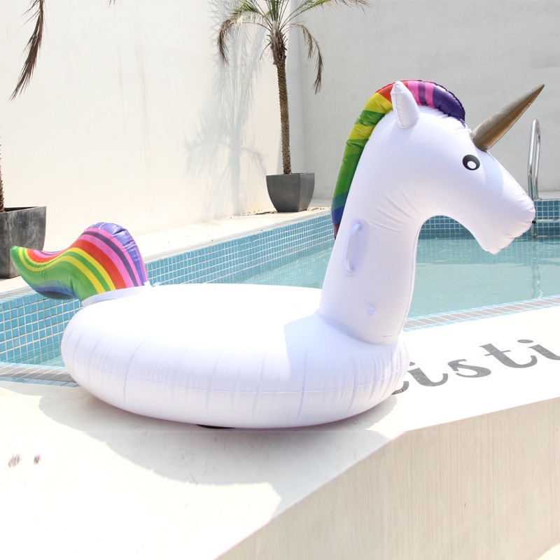 Giant Unicorn Inflatable Pool Float Swimming Floating Ring for Adult ...