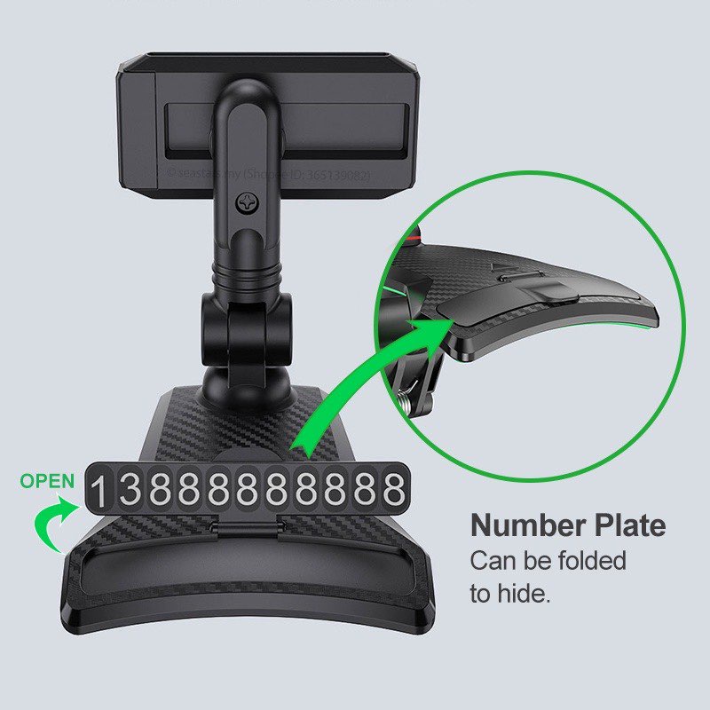 Multi Rotating Car Phone Holder Dashboard Phone Holder Multi Function Phone Holder Bracket ...