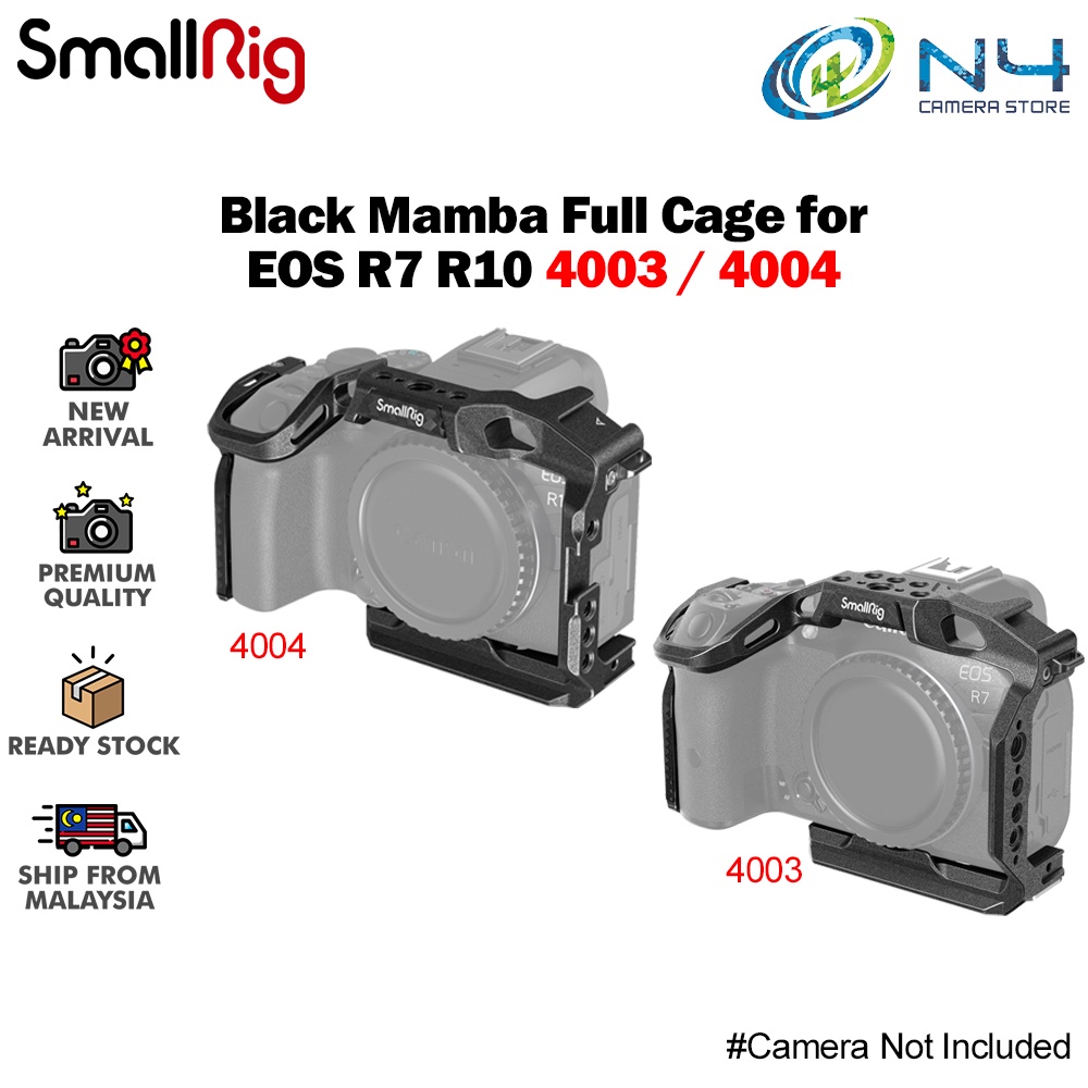 SmallRig Black Mamba Full Cage for EOS R7 R10 Camera Cage for Canon EOS ...