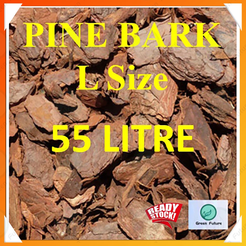 55 L size PINE BARK/ Pine scale Orchid potting Pine Bark MURCH PINE ...