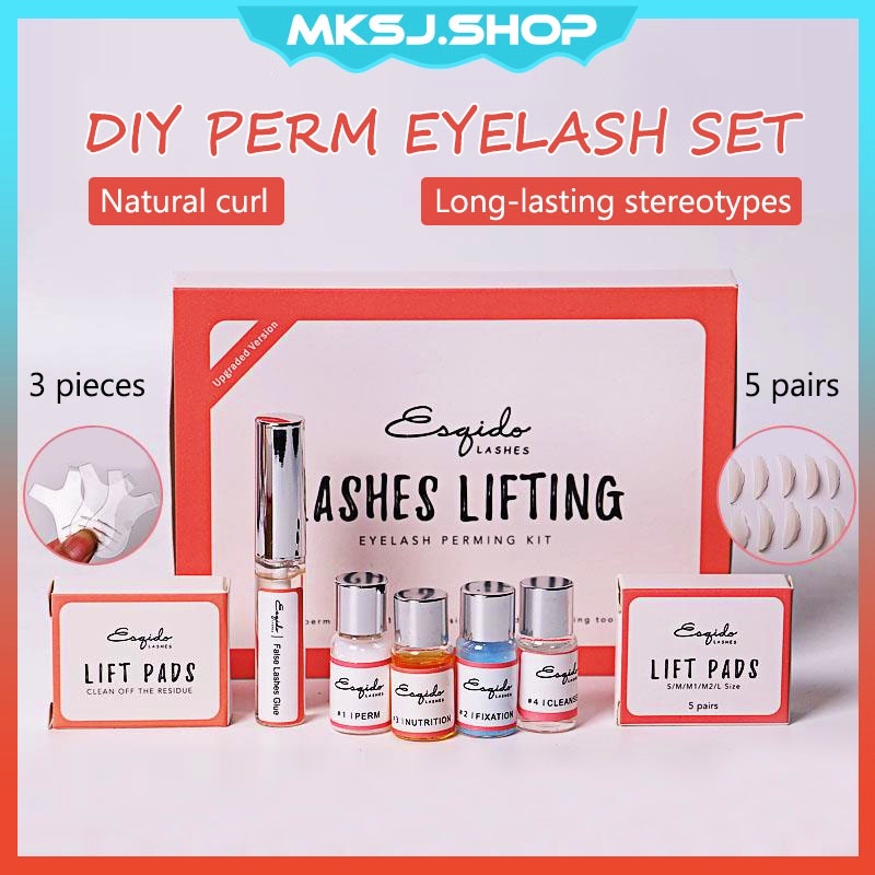 Eyelash Perming Set Professional DIY Lash Lift Kit Keratin Lifting Perm ...