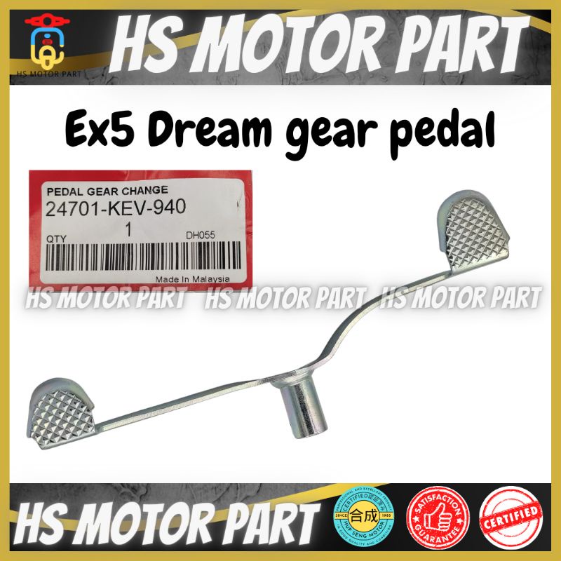 HSMOTORPART Ex5 Dream Gear Pedal Ori Thai, Ex5 Dream Gear Lever Ori Thai | Shopee Malaysia