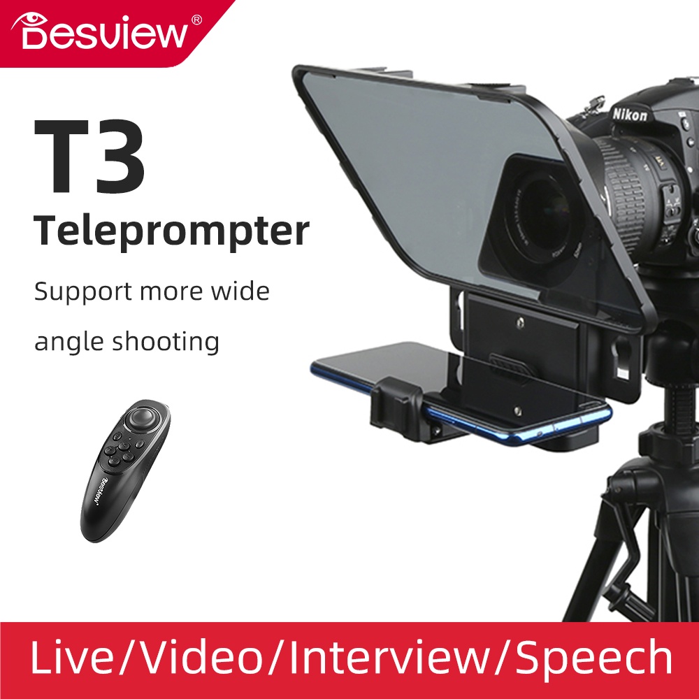 Bestview T3 Big Screen Prompter Professional Interview Teleprompter ...
