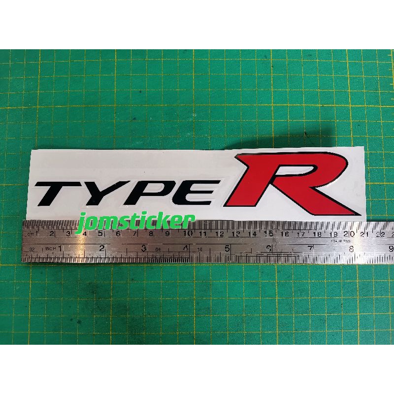 Sticker Honda Civic FD Type R (Sticker cutting) | Shopee Malaysia