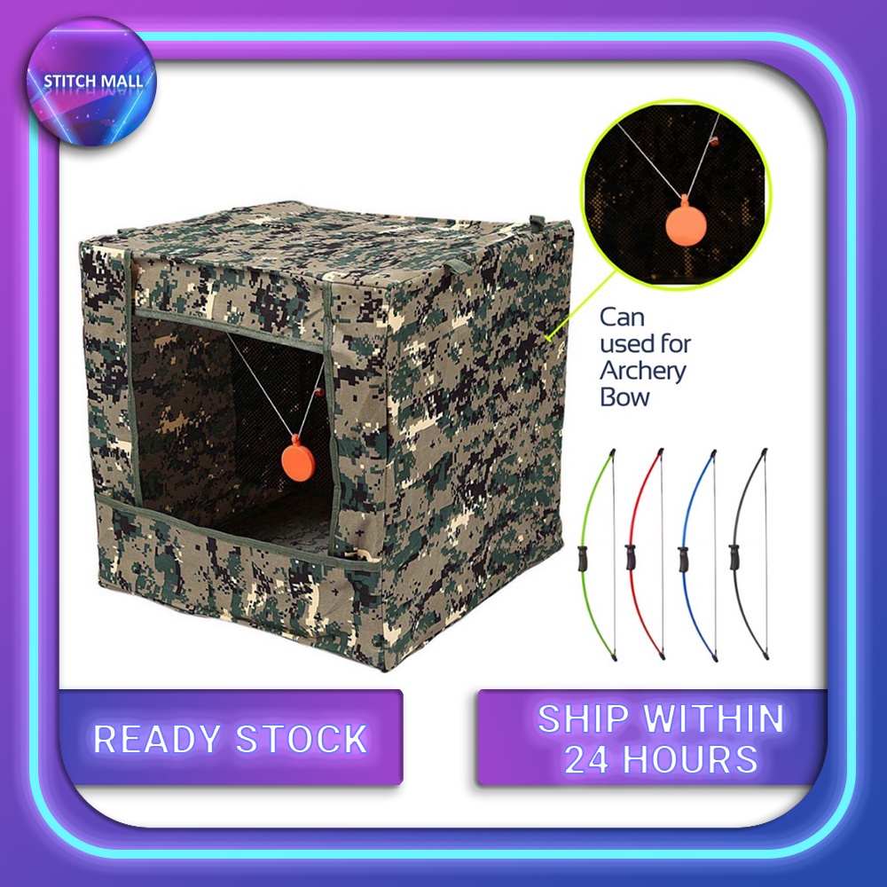 Foldable Aim Box Practice Tool Sling Shot Ammo Recycle Archery Case ...