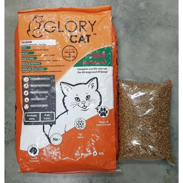 GLORY CAT MAKANAN KUCING REPACK 1KG | Shopee Malaysia
