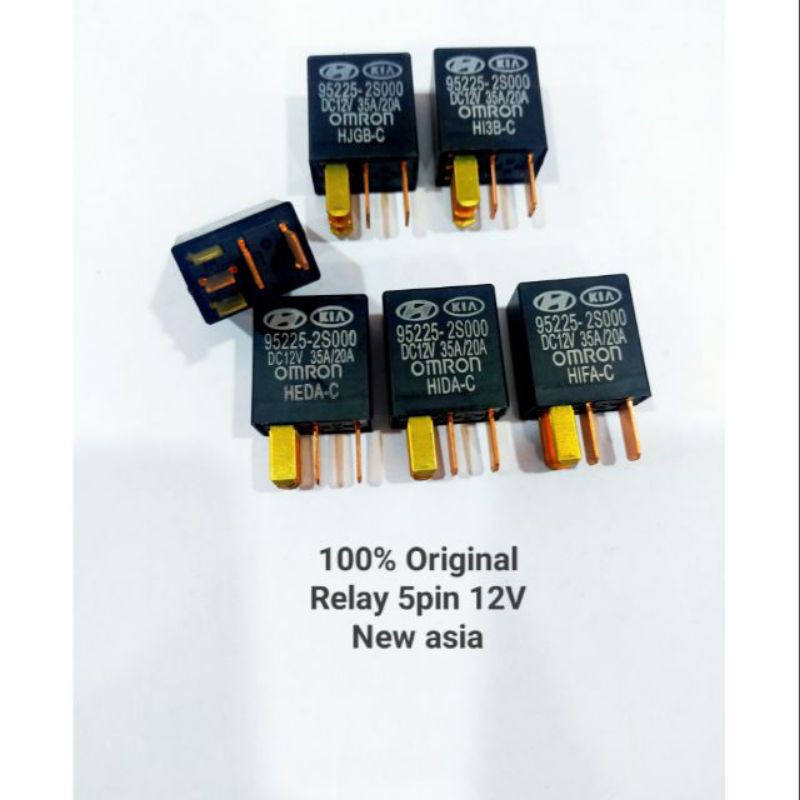 100% Original Omron Relay 5 Pin DC12V 35A/20A 95225-2S000 Proton ...