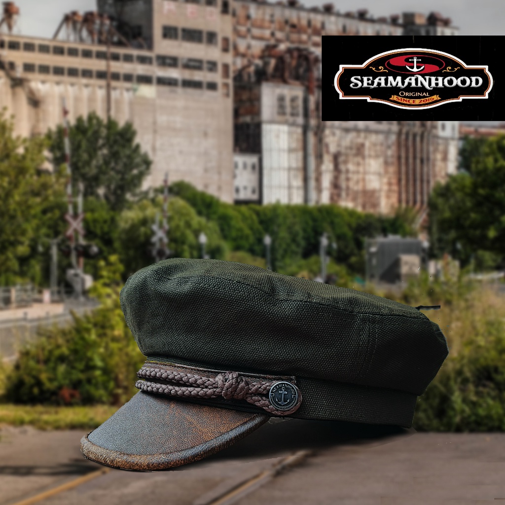 Premium Sailor Fiddler Hat - Captain Hat - Classic Greek Fisherman ...