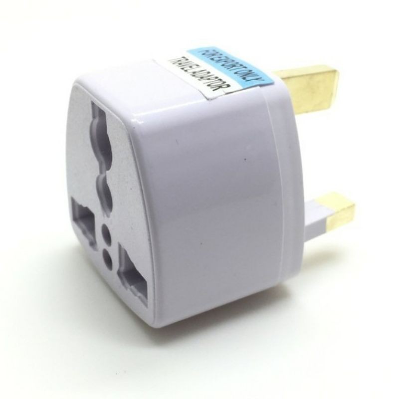 Universal 3 Pin Plug Socket Travel Adapter US EU CHINA To Malaysia UK ...