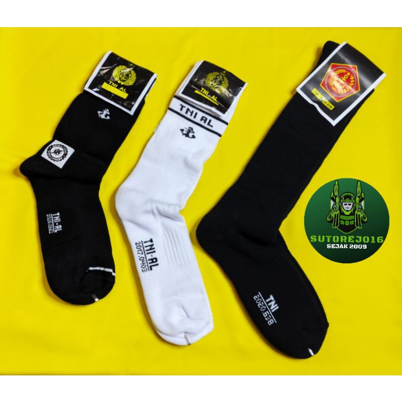 PUTIH HITAM Pdh pdl original sports black and white socks allocated by ...