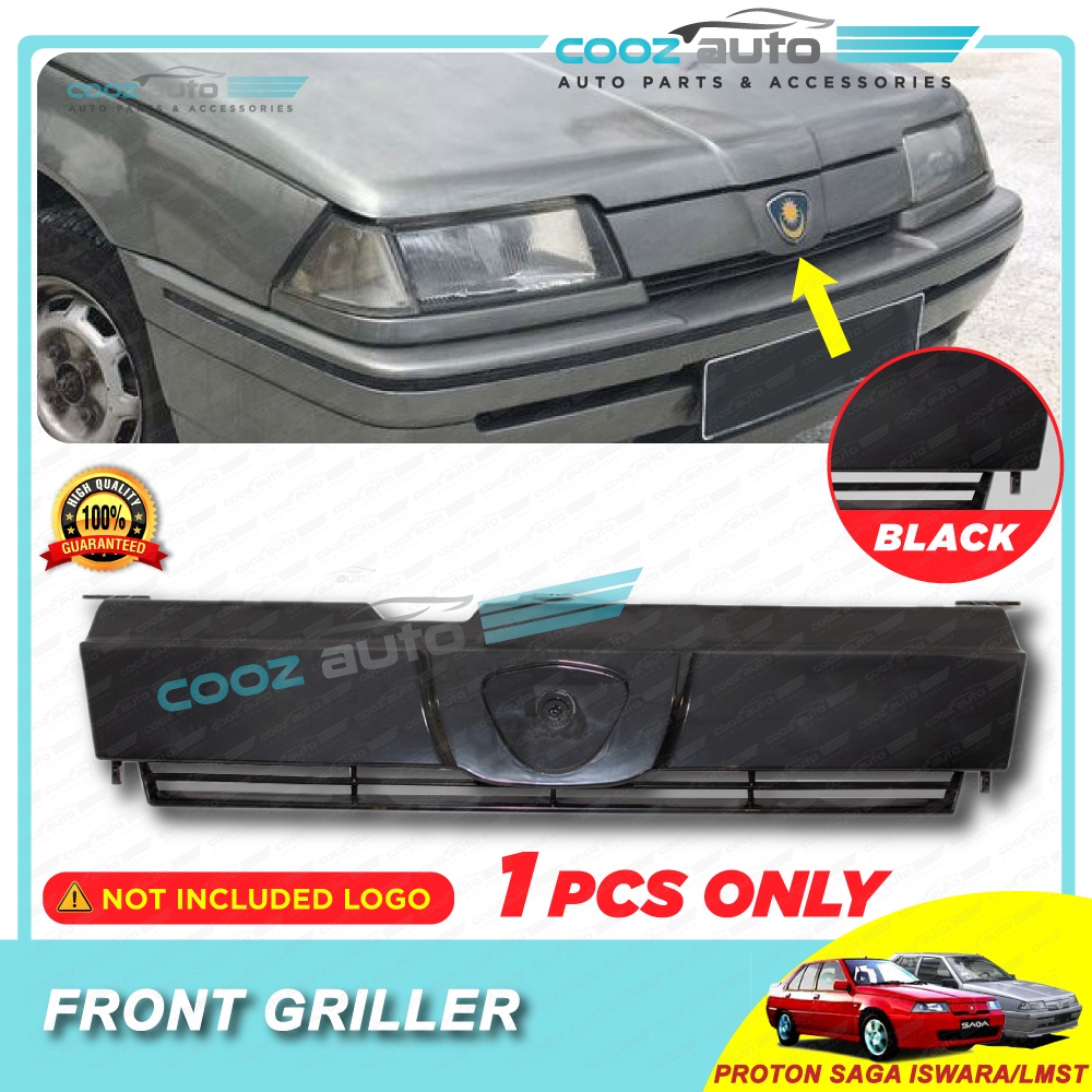Proton Saga LMST LMSS Iswara Front Bonnet Grille Depan Salong Black ...