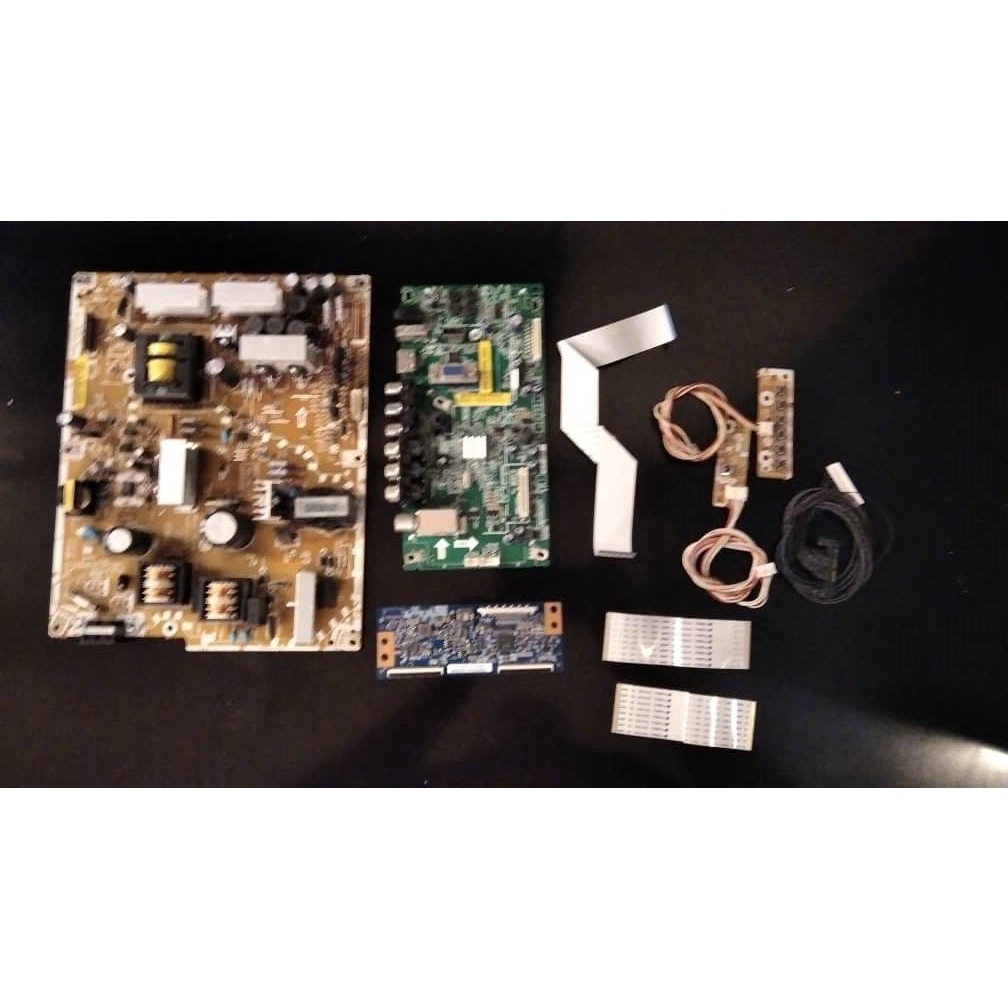 (AC643) Sharp LC-50LE440M Mainboard, Powerboard, Tcon, Ribbon, LVDS ...