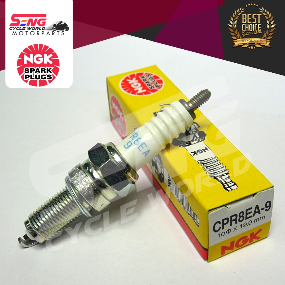 NGK CPR8EA 9 SPARK PLUG (SUITABLE FOR YAMAHA LC135, FZ150, Y15 ZR ...