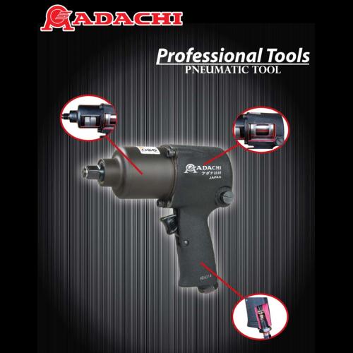 ADACHI 1/2" Air Impact Wrench (AI323N) Twin Hammer Gun Pneumatic Tool ...