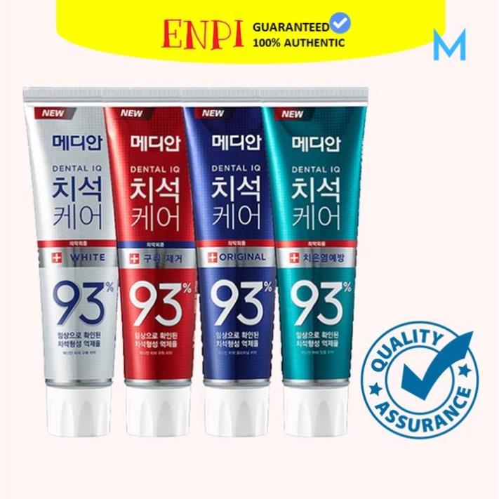 Korean Toothpaste Median Dental IQ 93% Toothpaste D6 | Shopee Malaysia