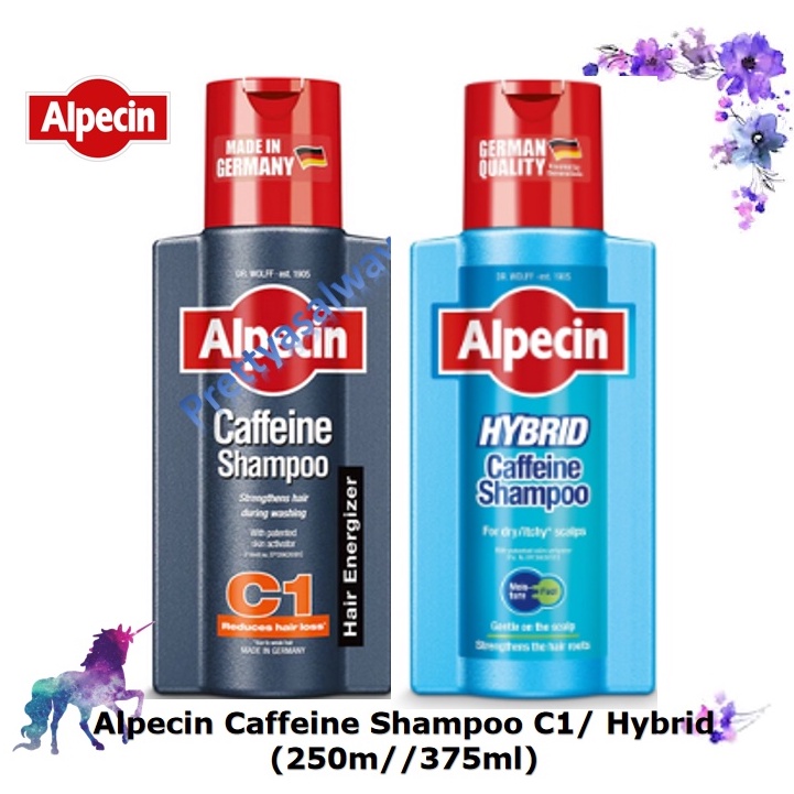 Alpecin Caffeine Shampoo C1/ Alpecin Hybrid Caffeine Shampoo (250m ...