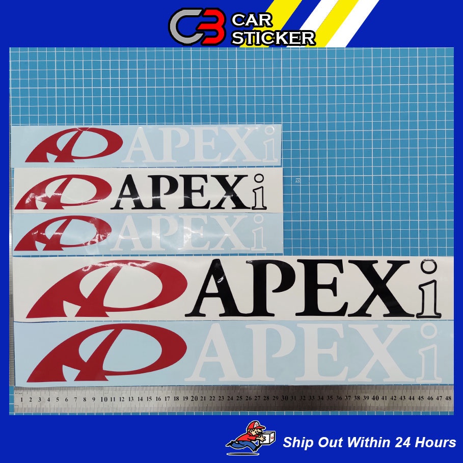 APEXi Car Sticker / cs657 | Shopee Malaysia