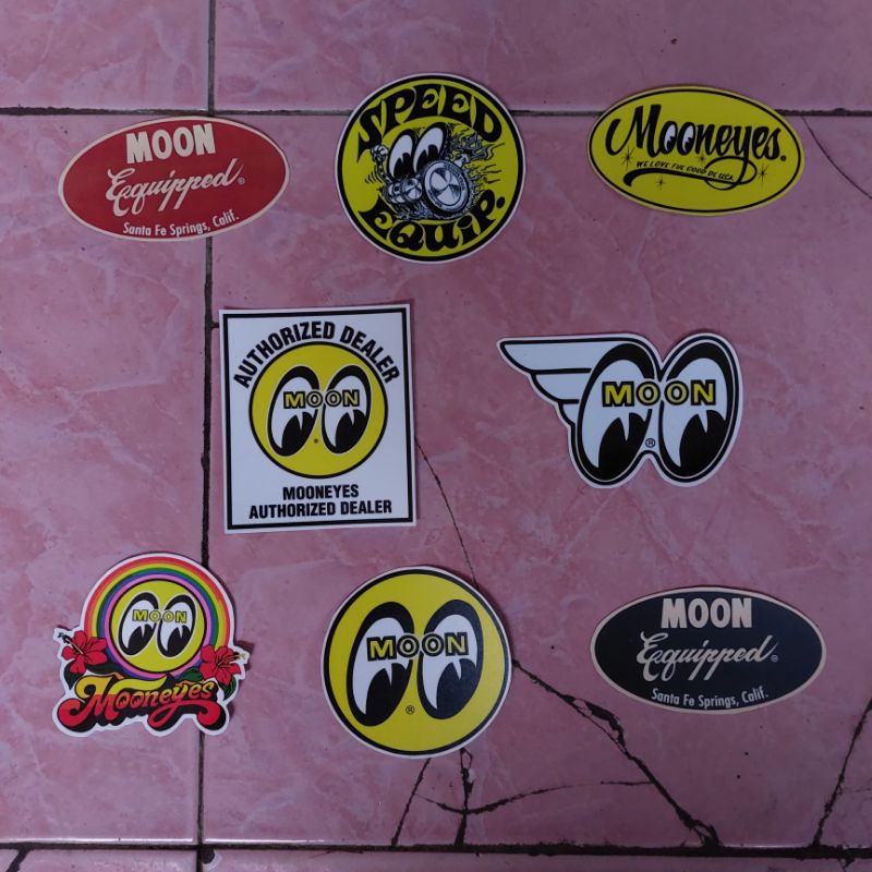 Stickers - MOONEYES I - VINYL BASIC & SINGLE LAMINATION | Shopee Malaysia