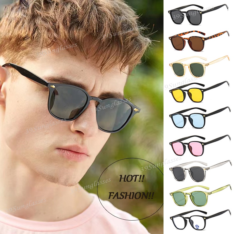 【Ready Stock】Classic Square Fashion Men Women Multicolor Sunglasses ...