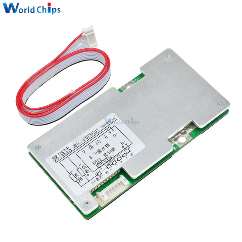 7S 24V 30A 40A 60A Lithium Battery Protection Board Inverter High ...