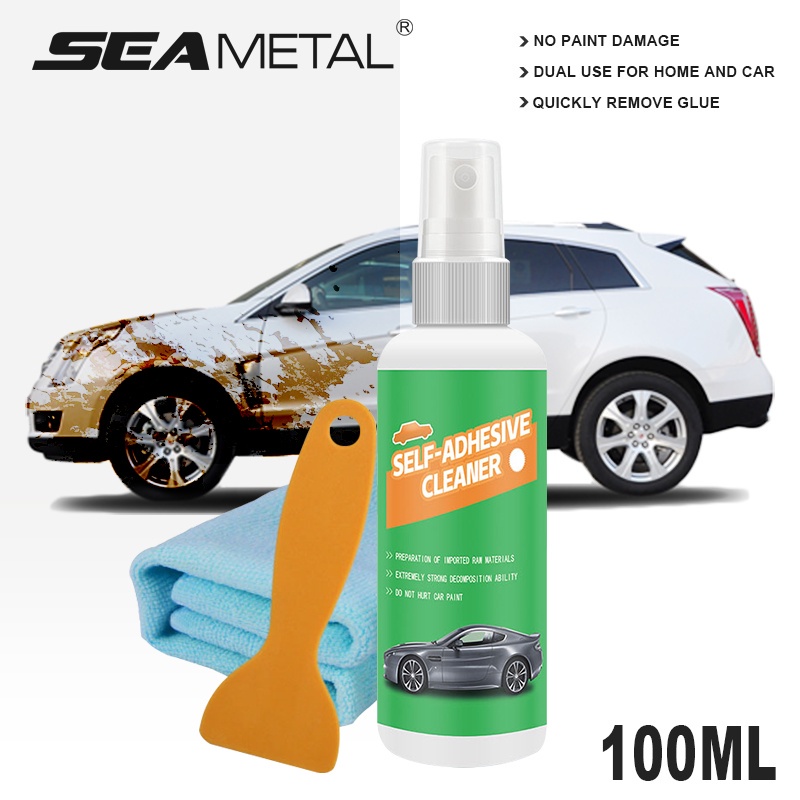 SEAMETAL 100ml Car Sticker Cleaner Auto Body Glass Window Decal Sticker ...