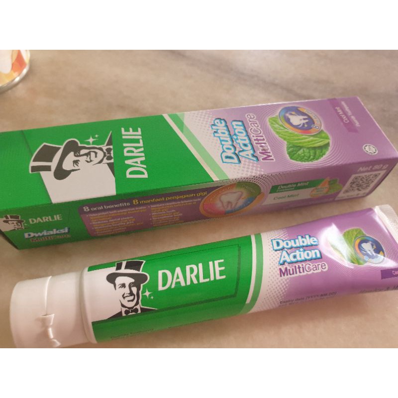 UBAT GIGI DARLIE Double Action MultiCare (Cool Mint) 80g | Shopee Malaysia