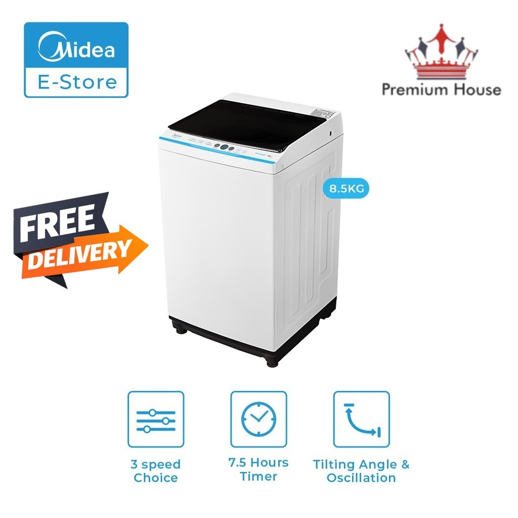 MIDEA Fully Auto Washing Machine MA100W85/WK/E OR MA100W85 Replace MFW ...
