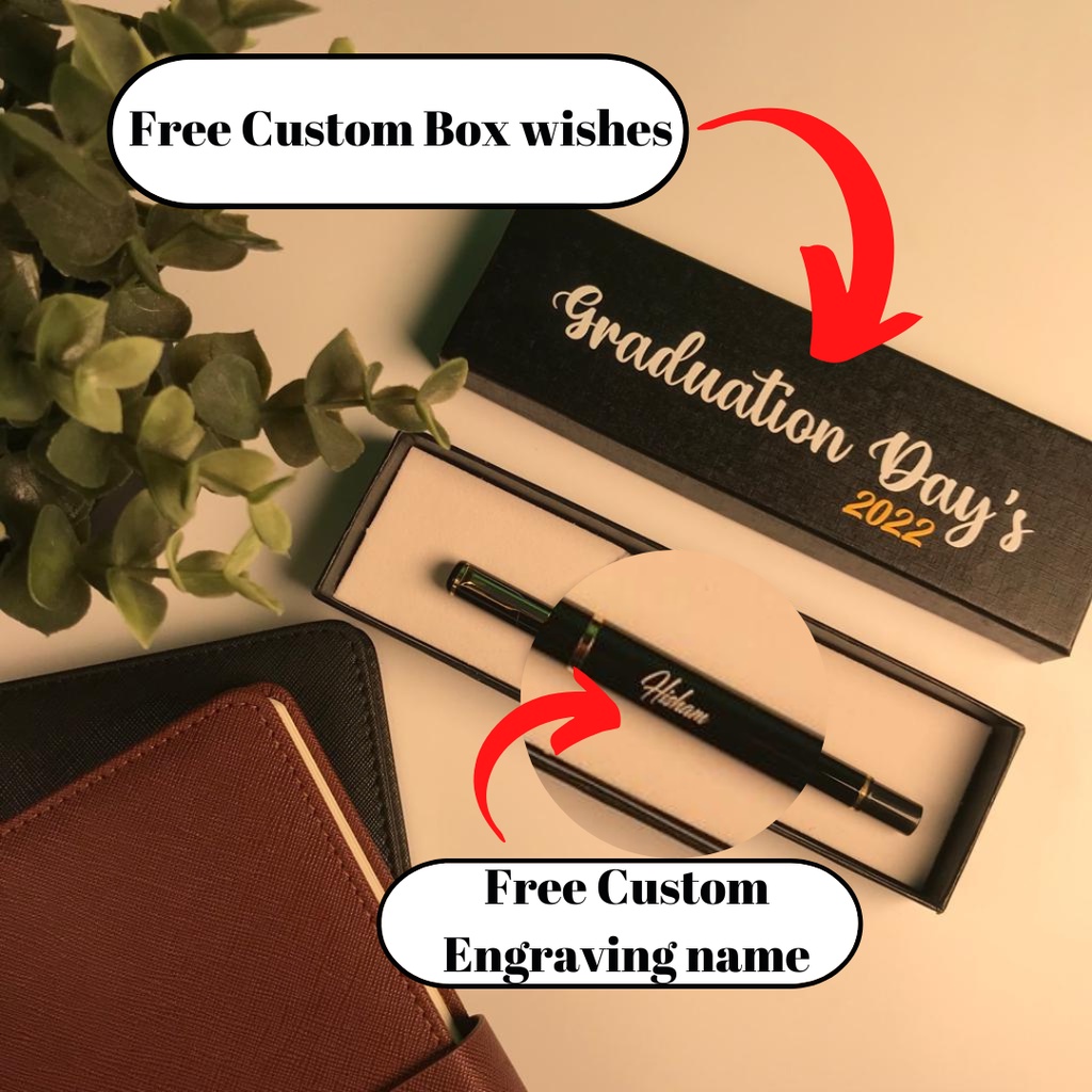 🔥READY STOCK🔥Customised Premium Single Pen with Name include Customised ...
