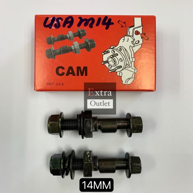 USA Heavy Duty Camber Nut (2PC) Camber Bolt Camber Screw Skru Chamber ...