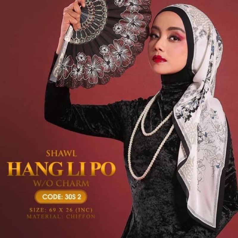 🧕🏻 { 🇲🇾 READY STOCK } Ariani Shawl Puteri Hang Li Po With Diamond ...