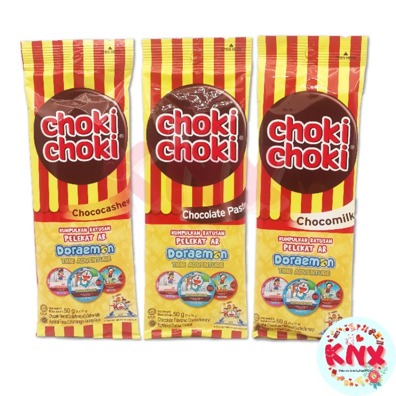 Choki Choki Coklat Lembut Tampal | Soft Chocolate Paste 5pcs | Shopee ...