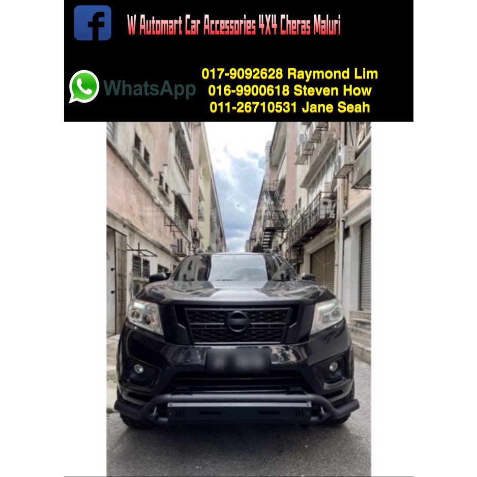 NAVARA NP300 FRONT NUDGE BAR | Shopee Malaysia